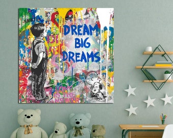 Dream Big Wall Art - Etsy