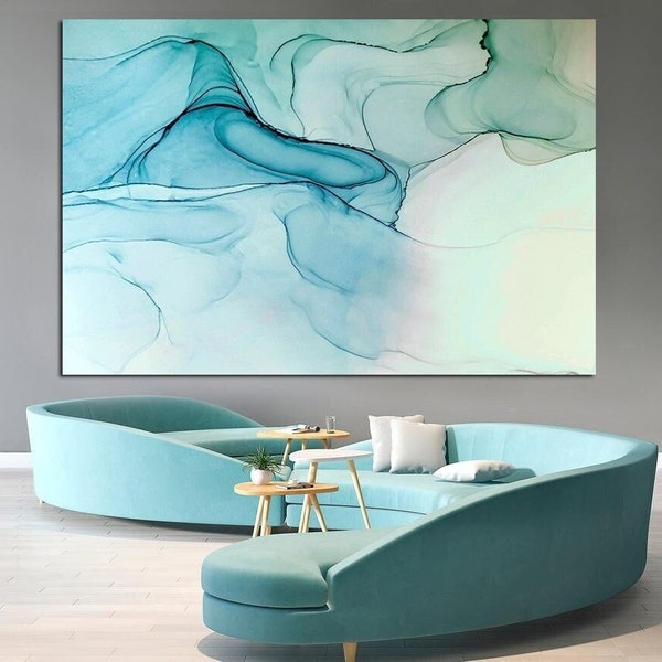 Wall Art Turquoise - Etsy