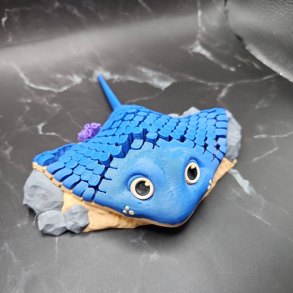 3d Printed Manta Ray - Etsy