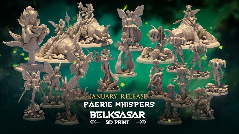 Spring Hermit:b Pinup DND Miniatures Dungeons and Dragons - Etsy