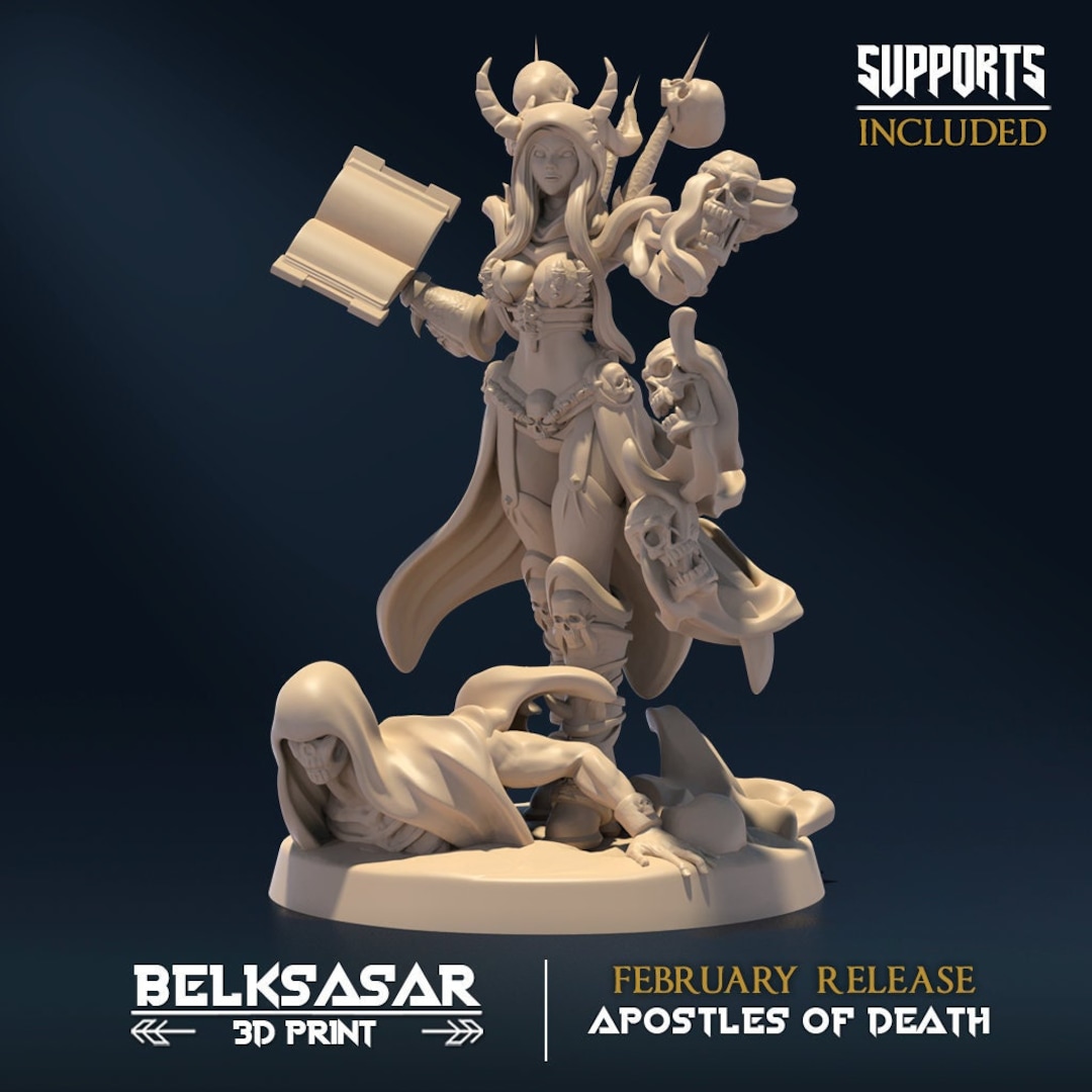 Riser Apostle: A Pinup DND Miniatures Dungeons and Dragons Figure RPG ...