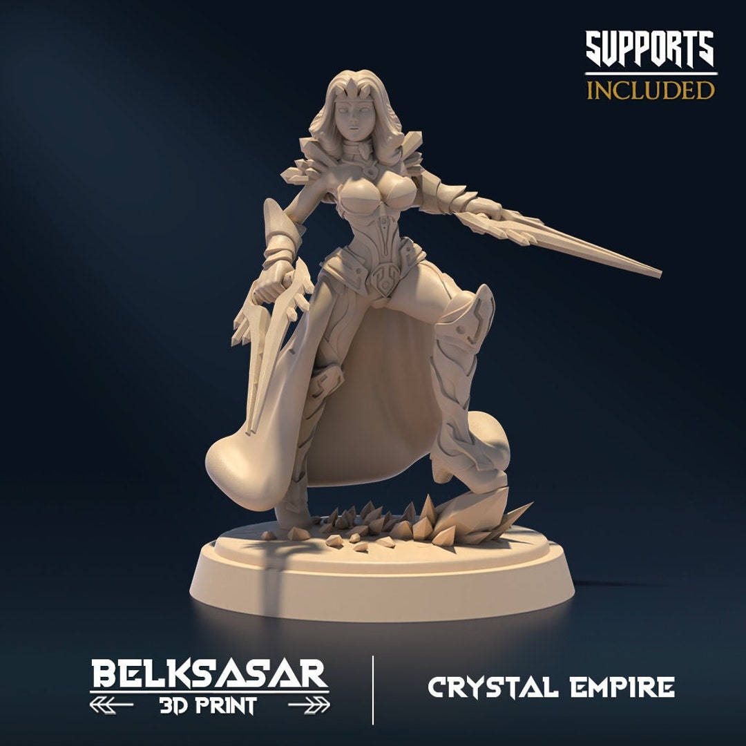 Crystal Blade:a 32mm/75mm Pinup Version Available Dungeon and Dragons ...