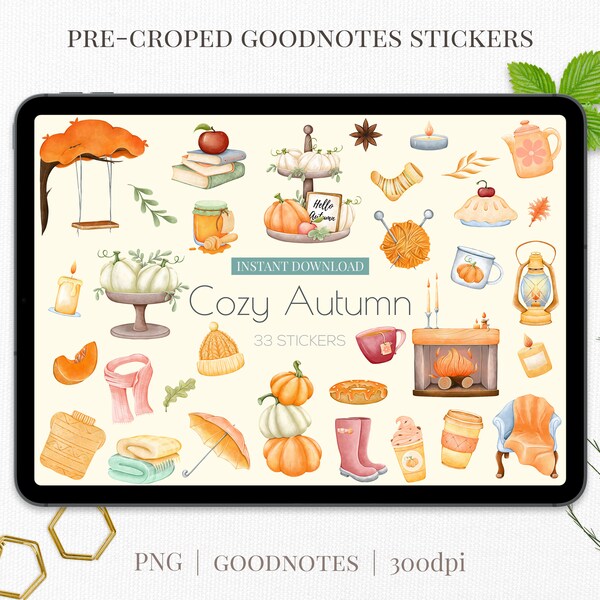 Autumn Stickers - Etsy