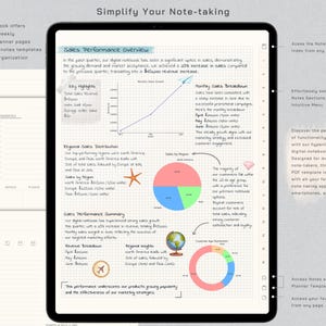 Digital Notebook for Goodnotes Notability Noteshelf XODO | Portrait ...