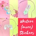 Cute Aesthetic Sticker Bunny Dango Japanese Snack Sticker Kawaii ...