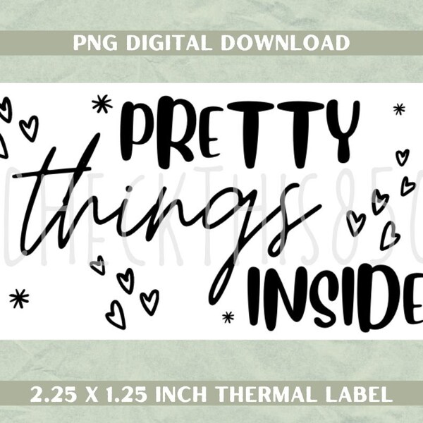 Pretty Things Inside - Etsy