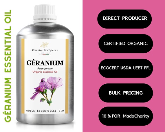 GERANIUM 1 Liter Essential Oil of Geranium Bourbon Cv - Etsy