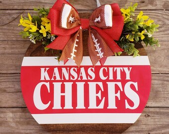 Kansas City Chiefs Wood Sign | Etsy