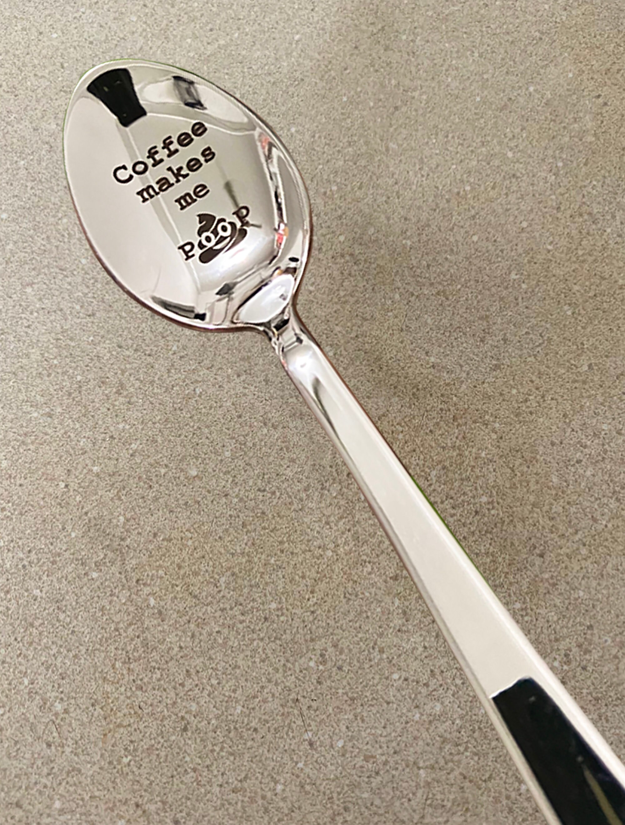 Coffee Makes Me Poop Spoon with Gift Box | Etsy