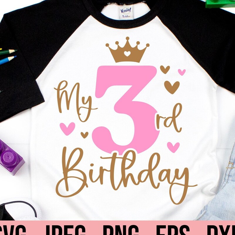 3rd Birthday - Etsy