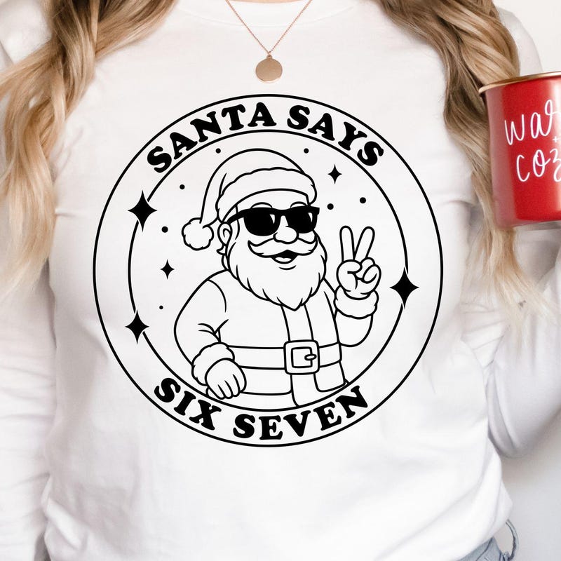 Santa Says 67 Ornament - Etsy