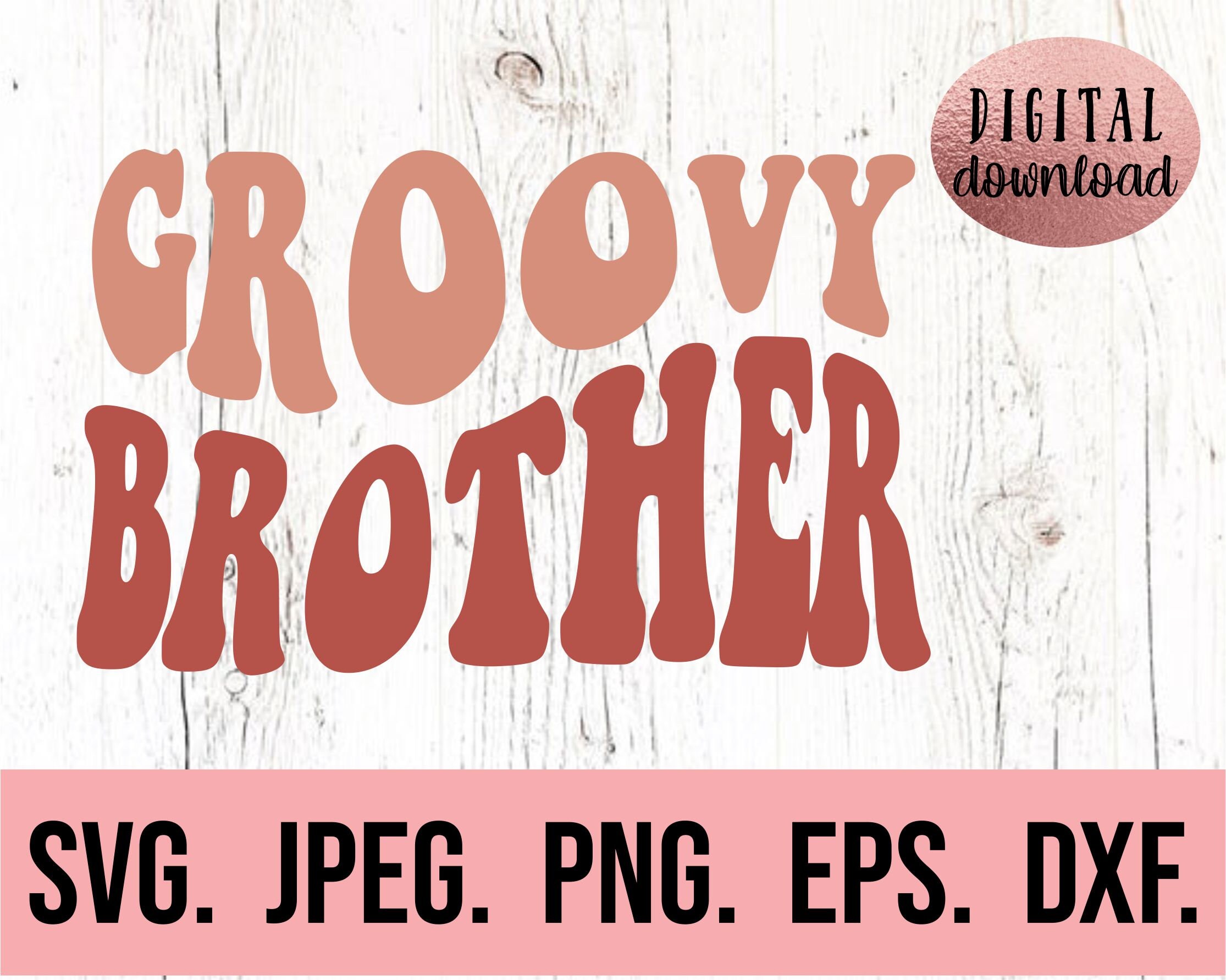 Groovy Birthday Bundle SVG Family Birthday SVG 1st - Etsy