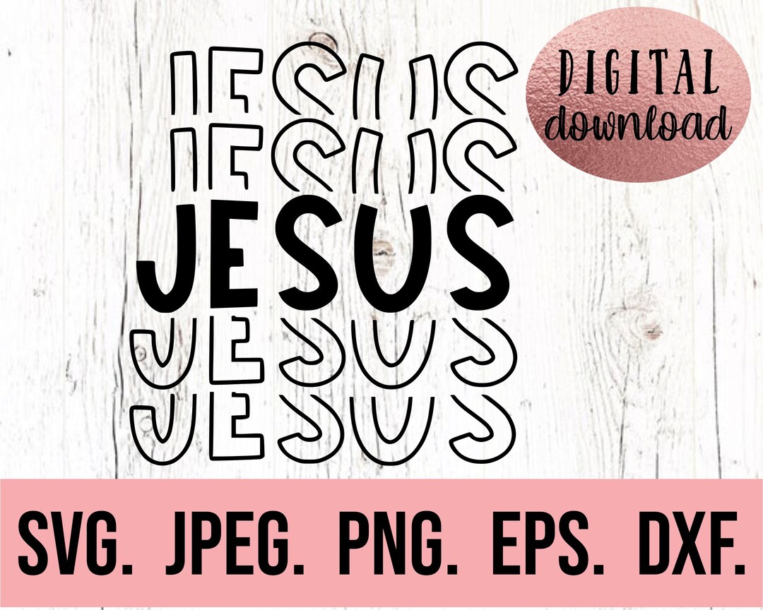 Jesus SVG - Digital Download - Cricut File - Self Love - Worthy ...