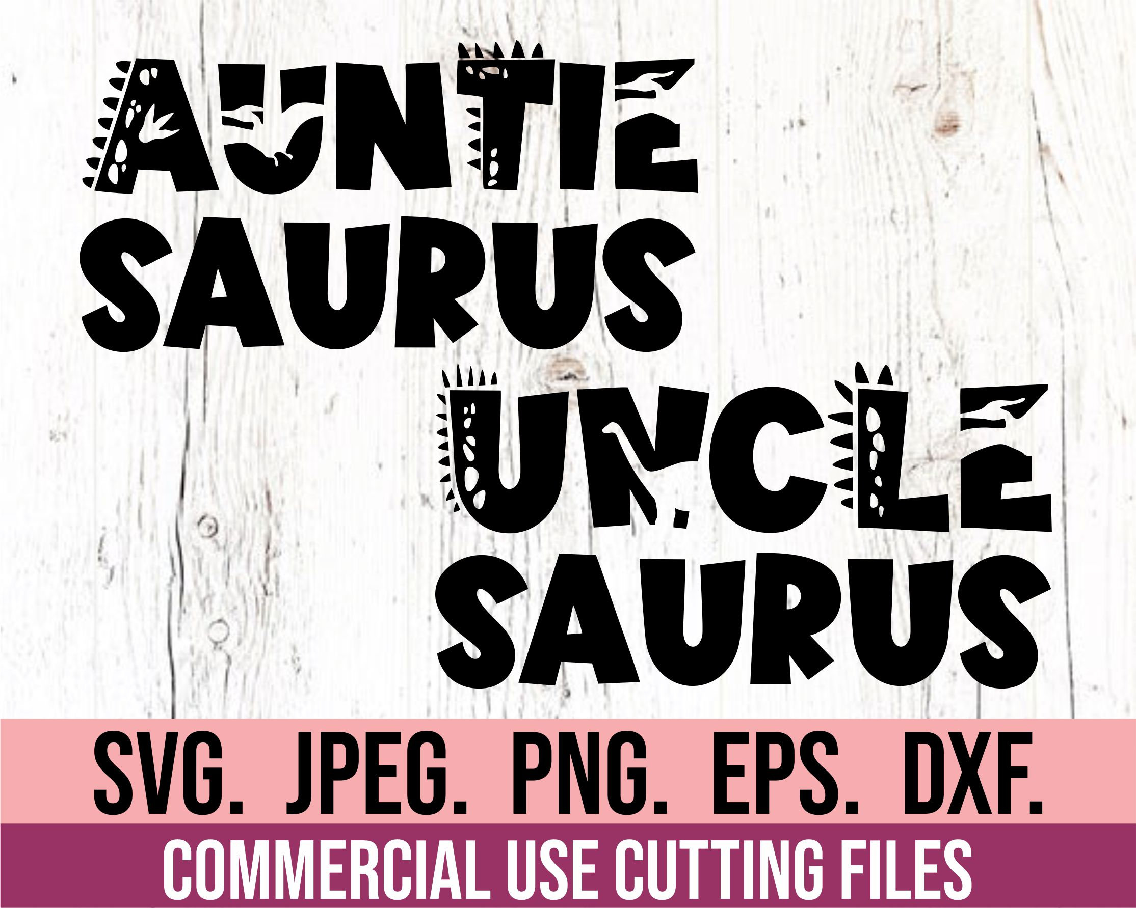 Dinosaur Birthday - Auntie Saurus Uncle Saurus - Birthday Family Shirt ...