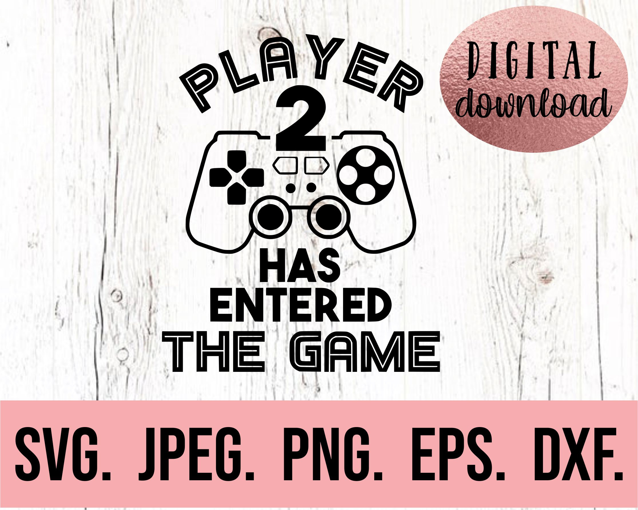 Player 2 Has Entered The Game SVG Little Brother SVG Lil | Etsy