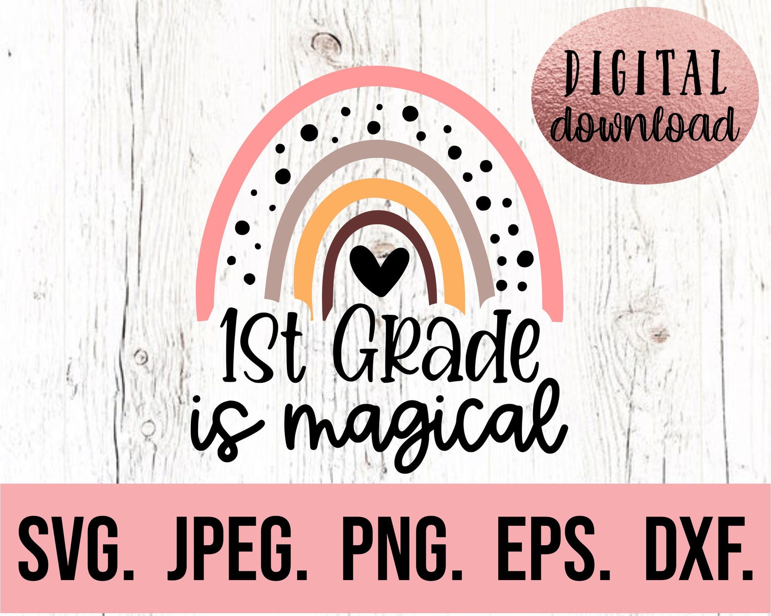 Back to School SVG Bundle Hello Grade School Instant - Etsy