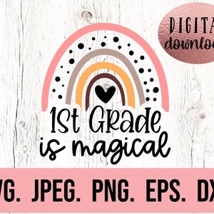 Back to School SVG Bundle - Hello Grade School - Instant Download ...