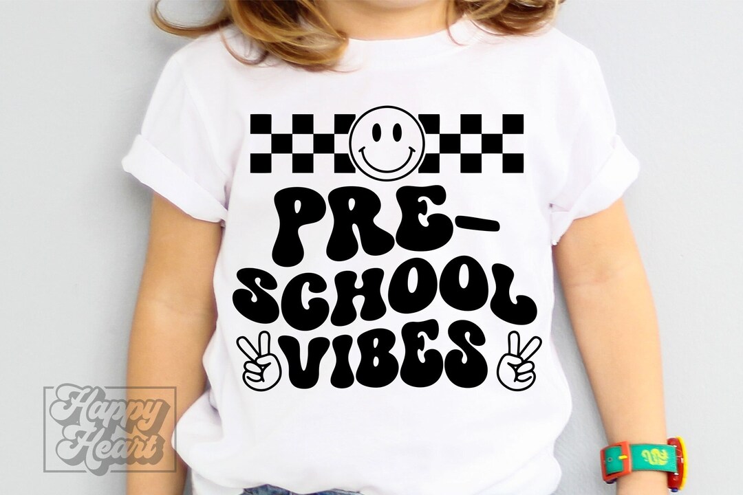 Preschool Vibes SVG - Instant Download - Cricut Cut File - Back to ...