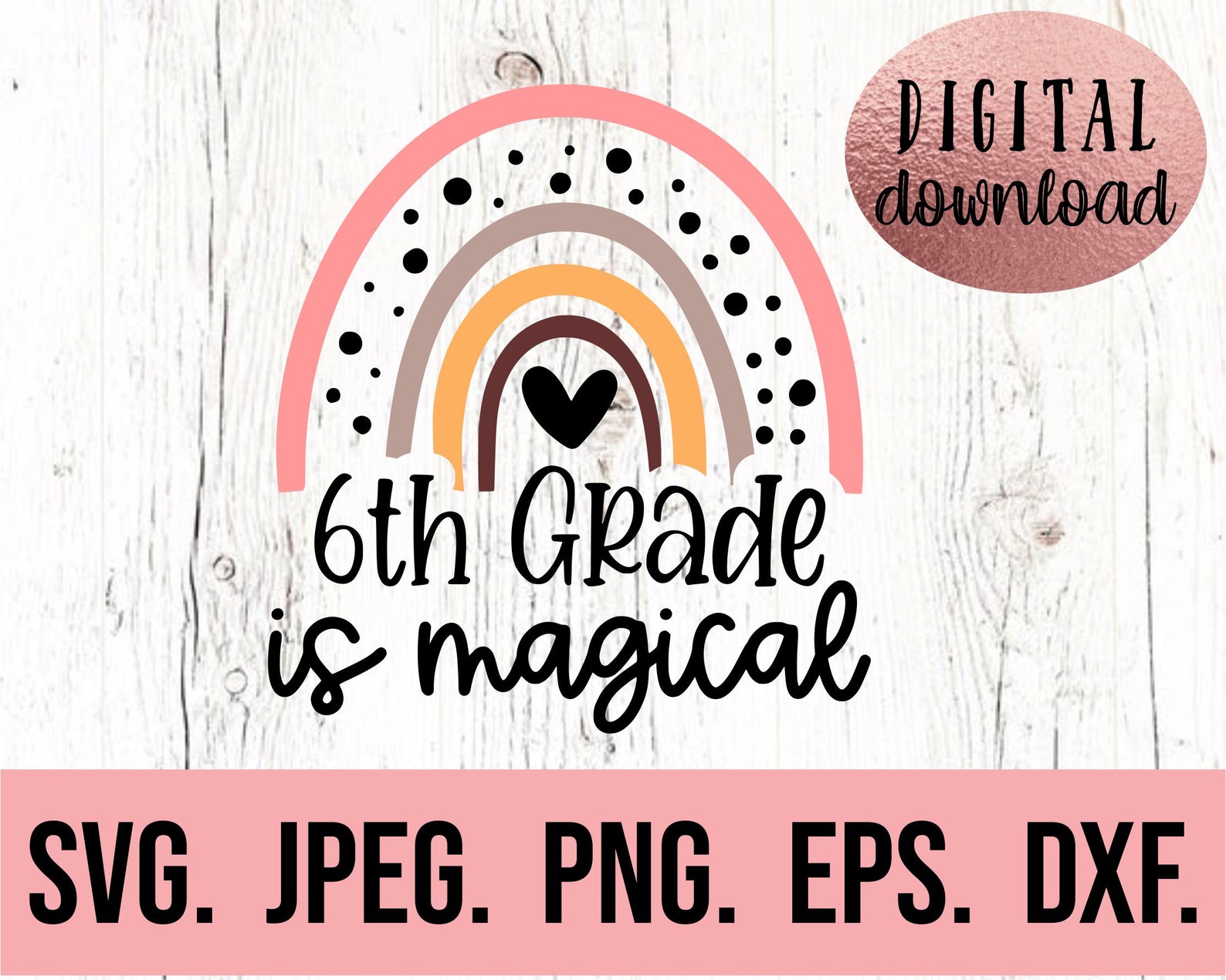 Back to School SVG Bundle Hello Grade School Instant - Etsy