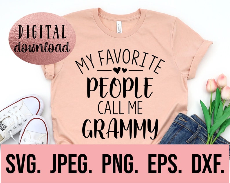 My Favorite People Call Me SVG Bundle - Instant Download - Cricut Cut ...