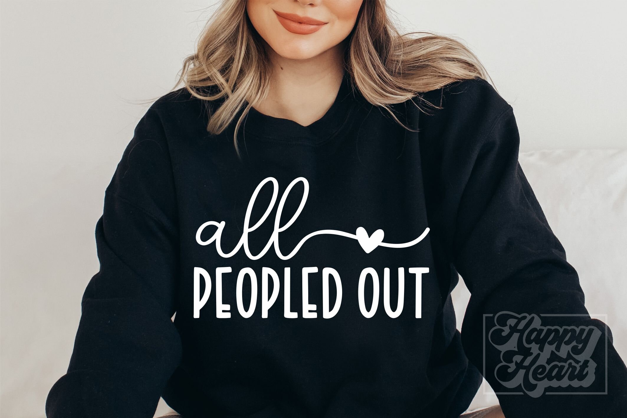 All Peopled Out SVG - Nope Not Today SVG - Sarcastic Quote - Introvert ...