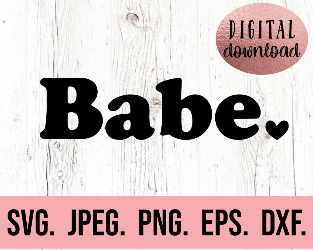 Babe SVG - Bachelorette SVG - Positive Svg - Bride's Babes Shirt Cricut ...