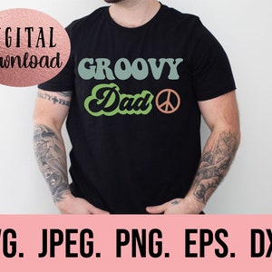 Groovy Birthday Bundle SVG - First Birthday - Groovy Dad Birthday Daisy ...