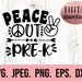 Peace Out Pre-k SVG - Last Day Day of Pre-k Svg - Pre-k Grad PNG ...