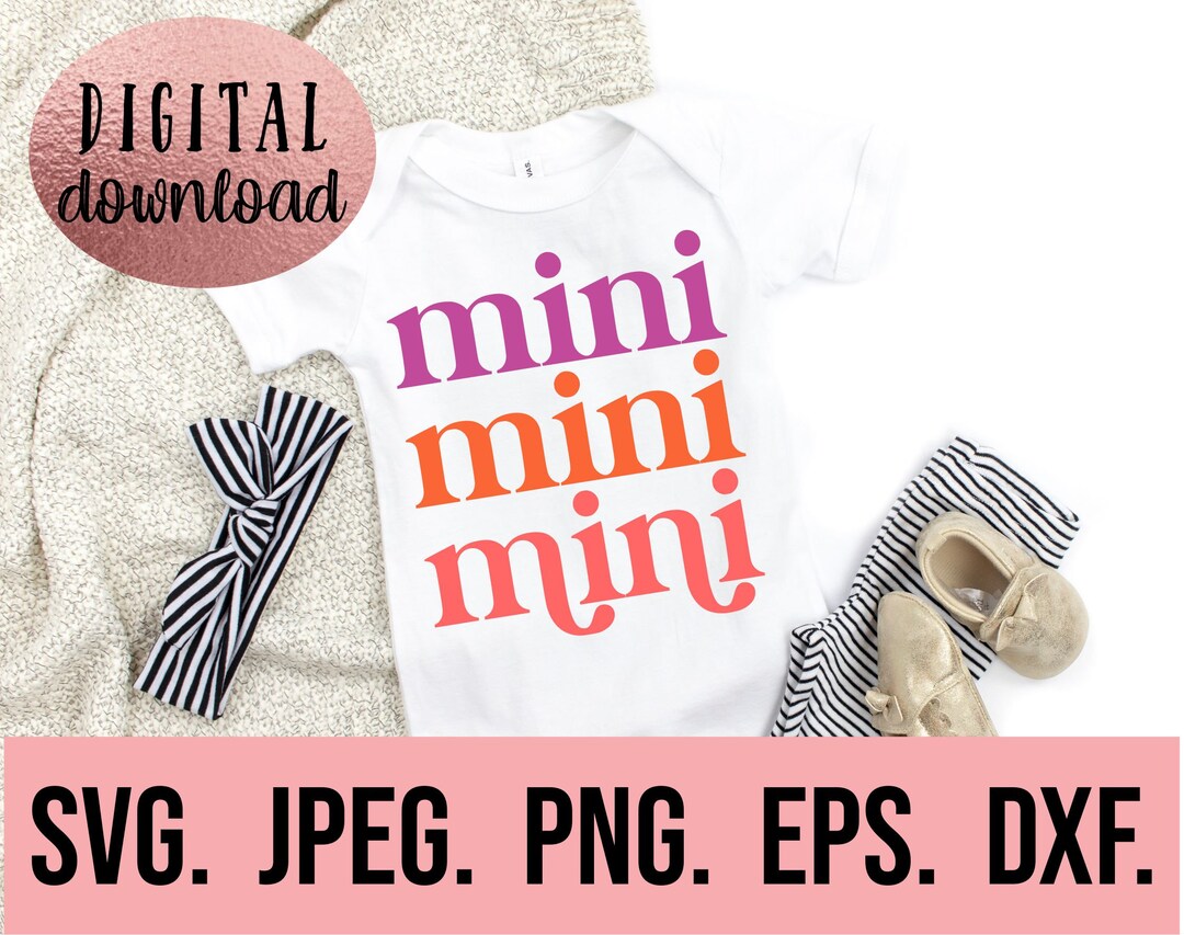 Mini SVG - Boho Mini Design - Mama's Mini PNG - Mini Shirt Svg - Cricut ...