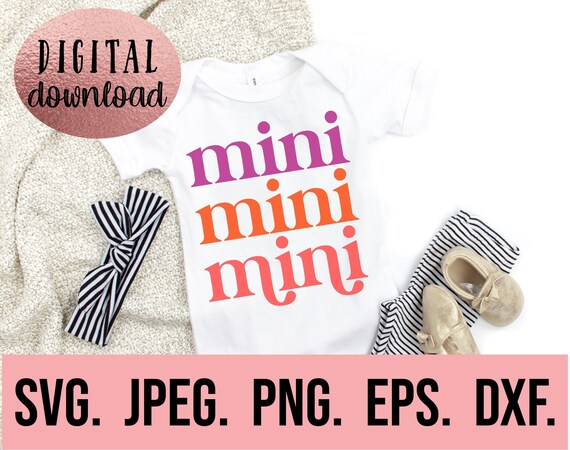 Mini SVG Boho Mini Design Mama's Mini PNG Mini Shirt - Etsy