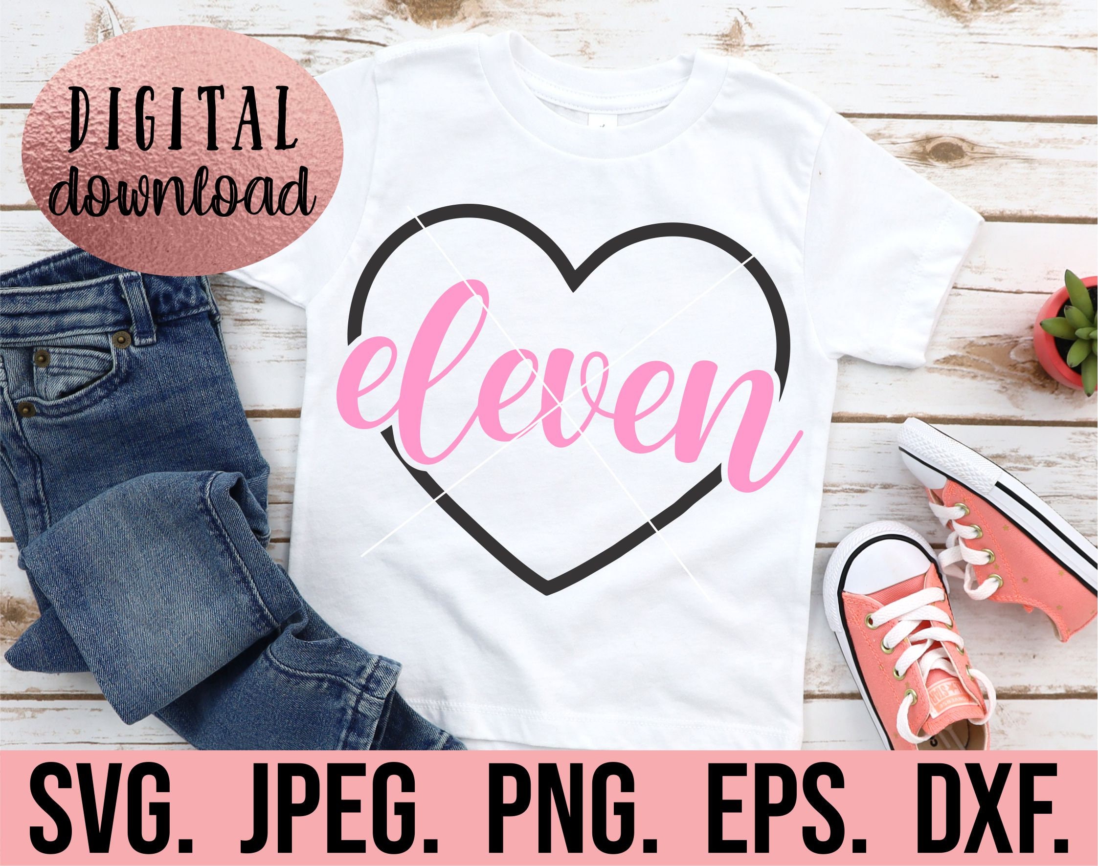 Eleven SVG Eleventh Birthday SVG 11th Birthday Girl Shirt - Etsy Canada