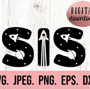 Space 1st Birthday SVG - Outer Space Family Birthday SVG - First ...