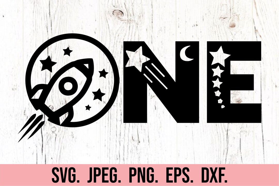 1st Birthday SVG - Outer Space Birthday SVG - First Birthday Boy Svg ...