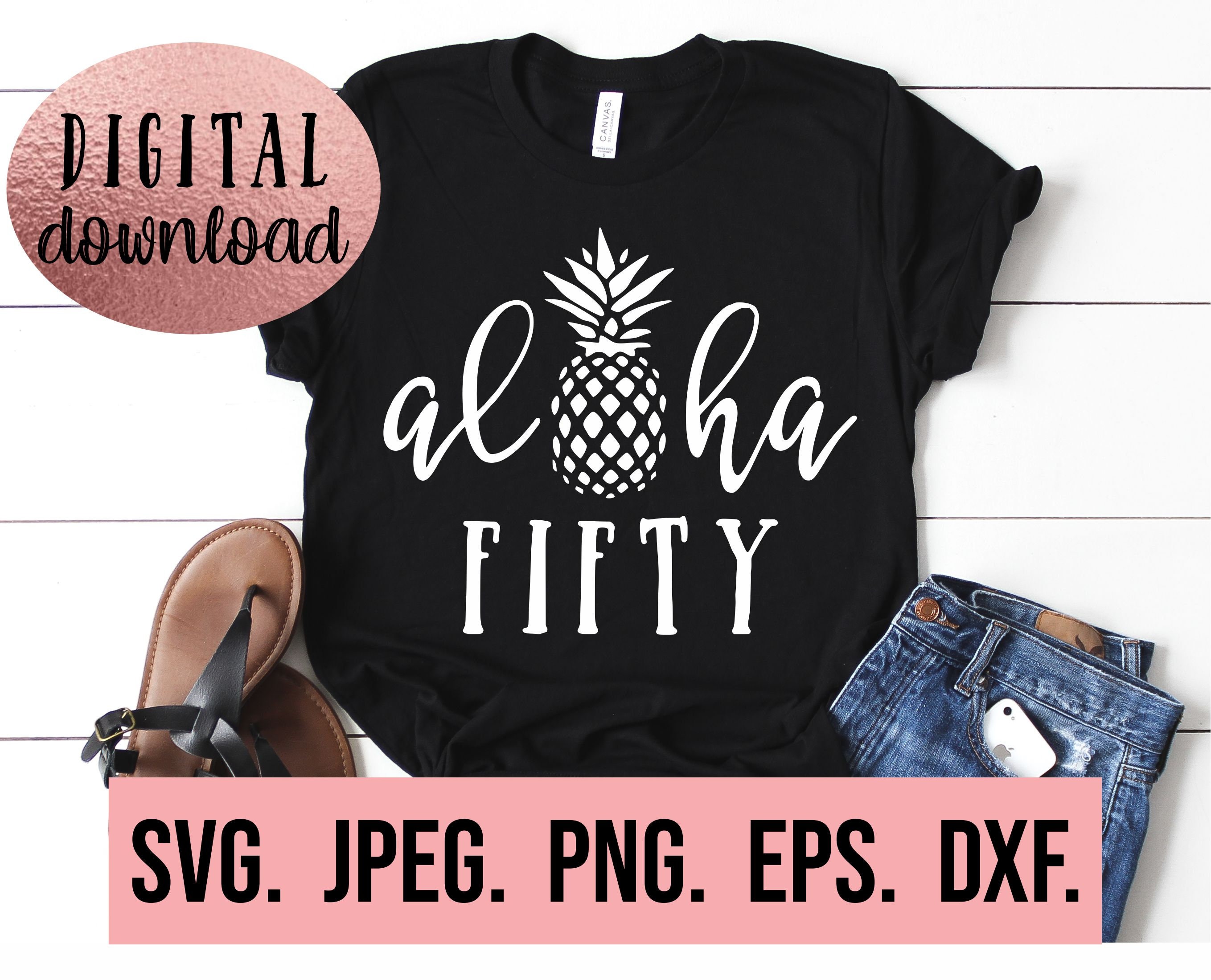 50th Birthday SVG Bundle - 50th Birthday Svg - Fifty SVG - Hello Fifty ...