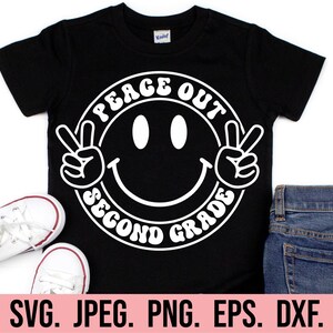 Peace Out 2nd Grade SVG - Grade 2 Graduation Svg - Instant Download ...