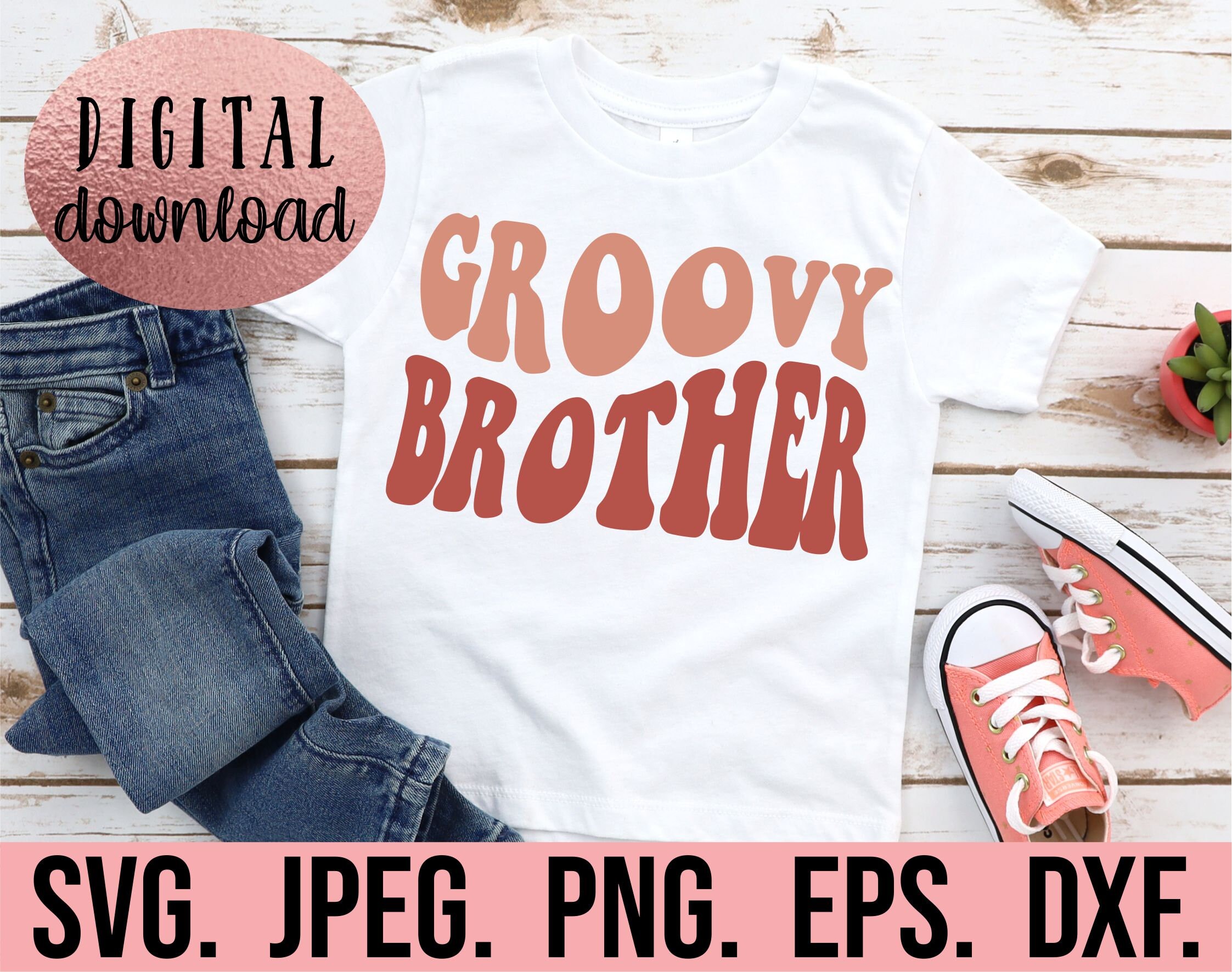 Groovy Birthday Bundle SVG Family Birthday SVG 1st - Etsy