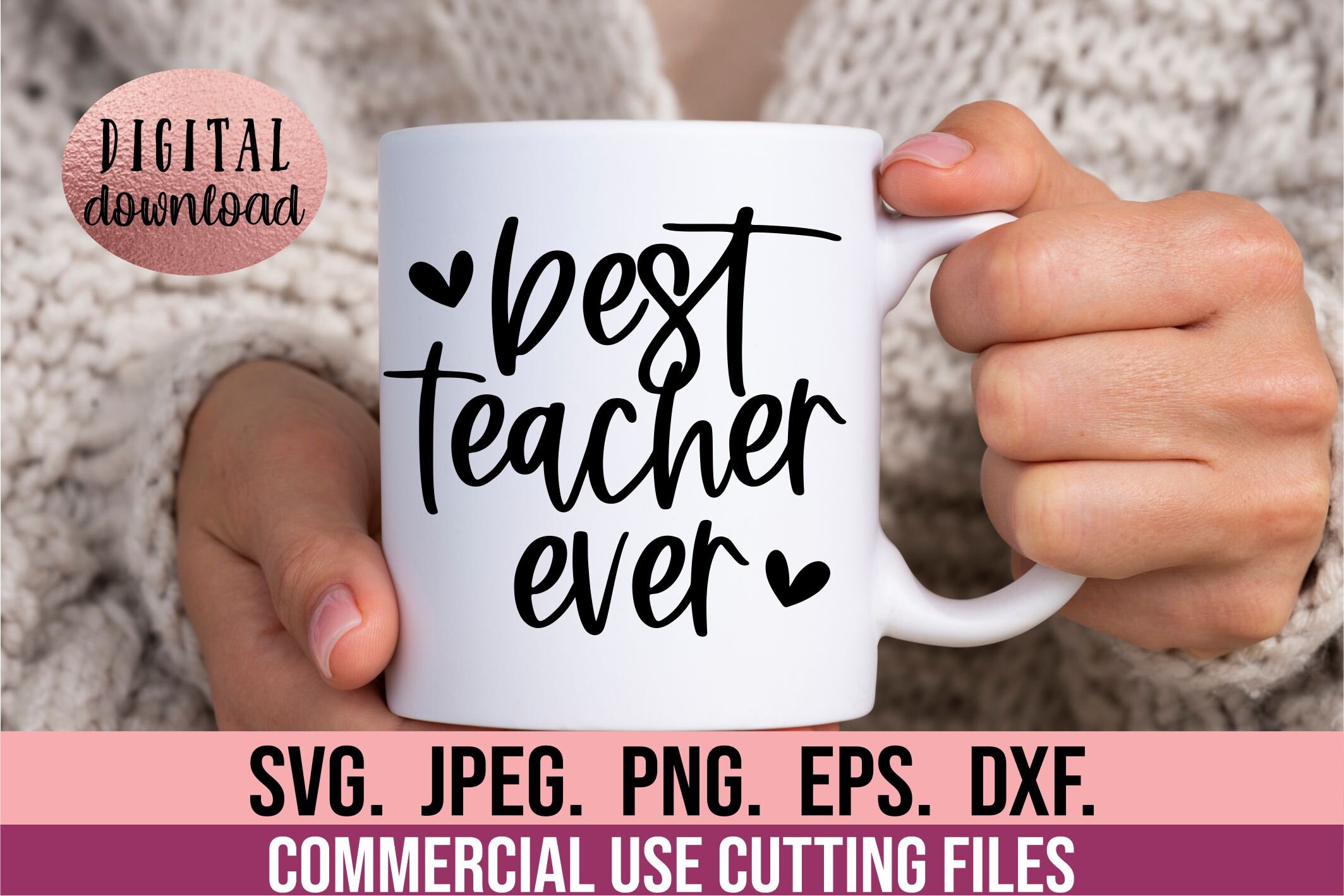 Teacher SVG Bundle Digital Download Cricut Cut File - Etsy
