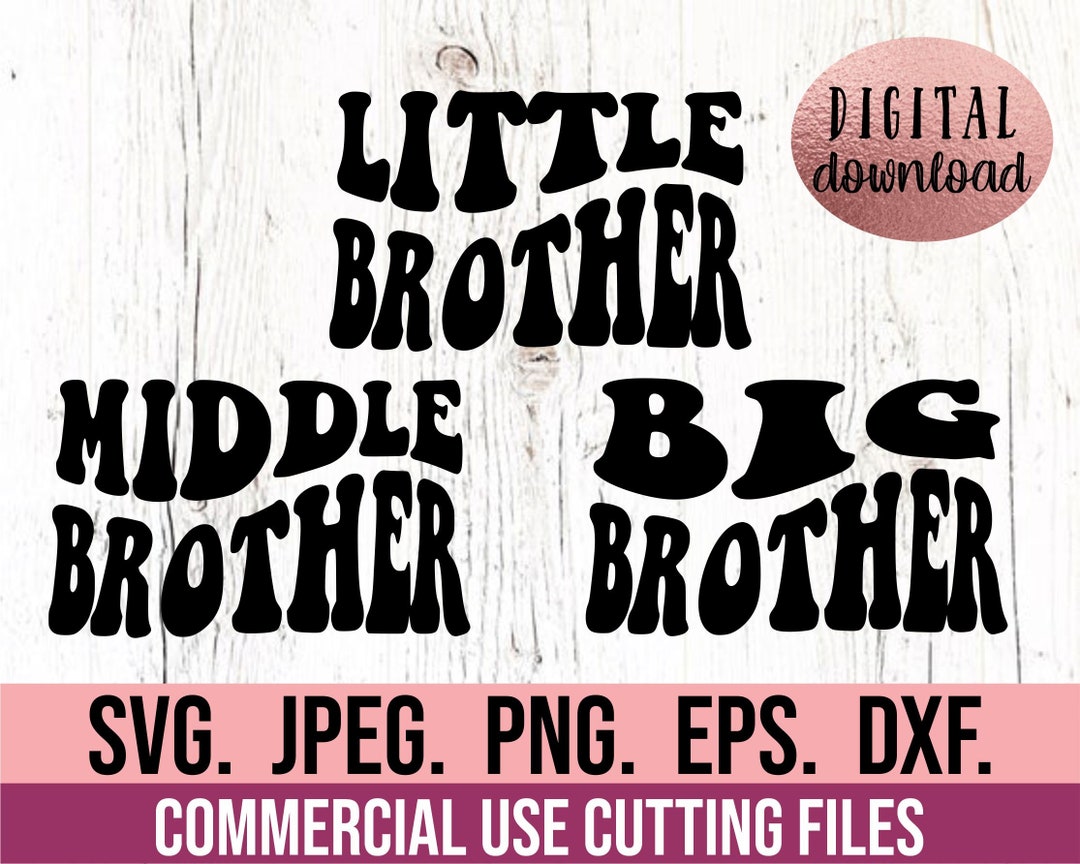 Matching Brother SVG - Big Brother Svg - New Baby Brother - Cricut Cut ...