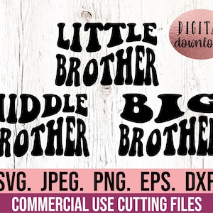 Matching Brother SVG - Big Brother Svg - New Baby Brother - Cricut Cut ...