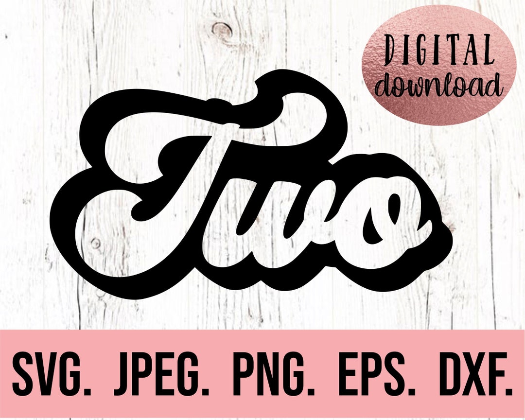 Second Birthday Boy Retro SVG - Instant Download - Png Jpeg - Cricut ...