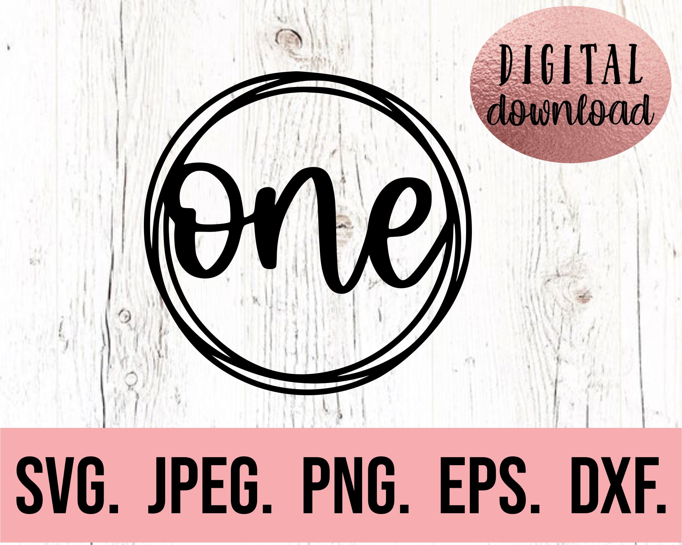 One Cake Topper SVG First Birthday SVG 1st Birthday - Etsy UK