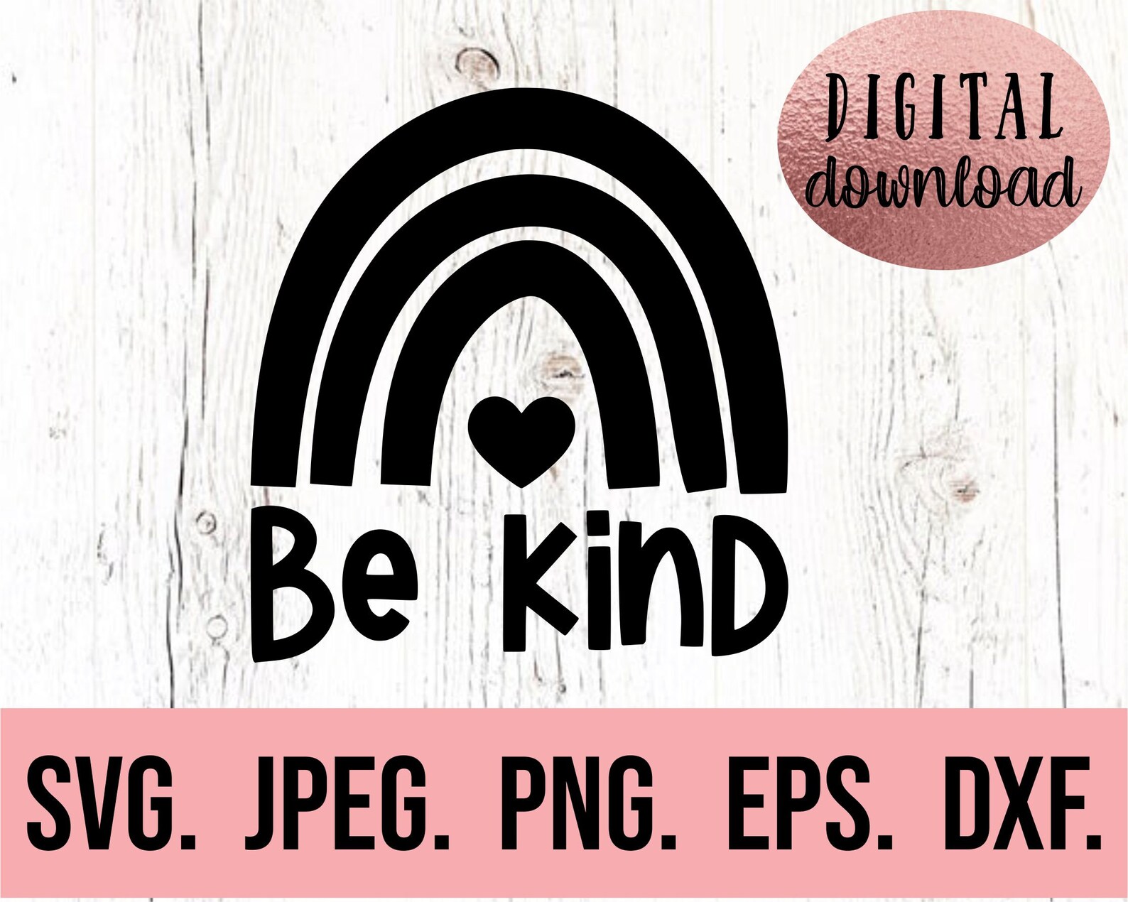 Kindness SVG Bundle Be Kind SVG Cricut Cut File Pink - Etsy Canada