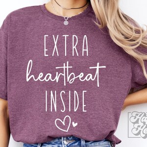 Extra Heartbeat Inside SVG - I'm Pregnant - in My Pregnant Era SVG ...