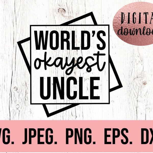 Best Uncle Ever Svg - Etsy