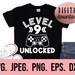 Level 9 Unlocked SVG - Ninth Birthday Gamer SVG - Instant Download ...
