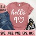 40th Birthday Svg Bundle - 40th Birthday Design - Forty SVG - Hello ...