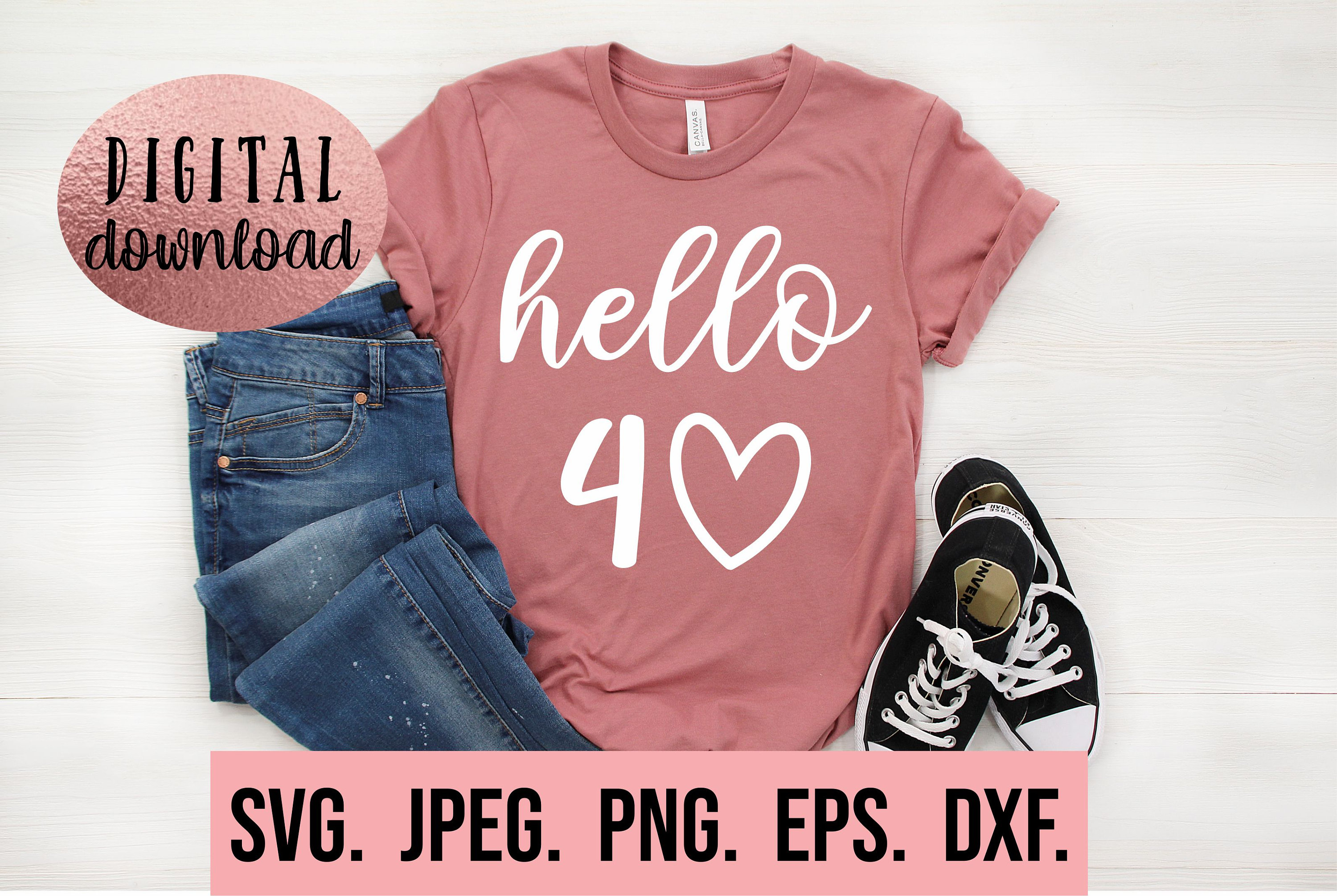40th Birthday Svg Bundle 40th Birthday Design Forty SVG - Etsy