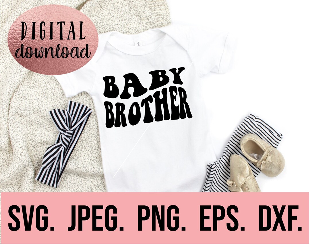 Baby Brother SVG - Little Brother Svg - Lil Bro - New Baby Sibling ...