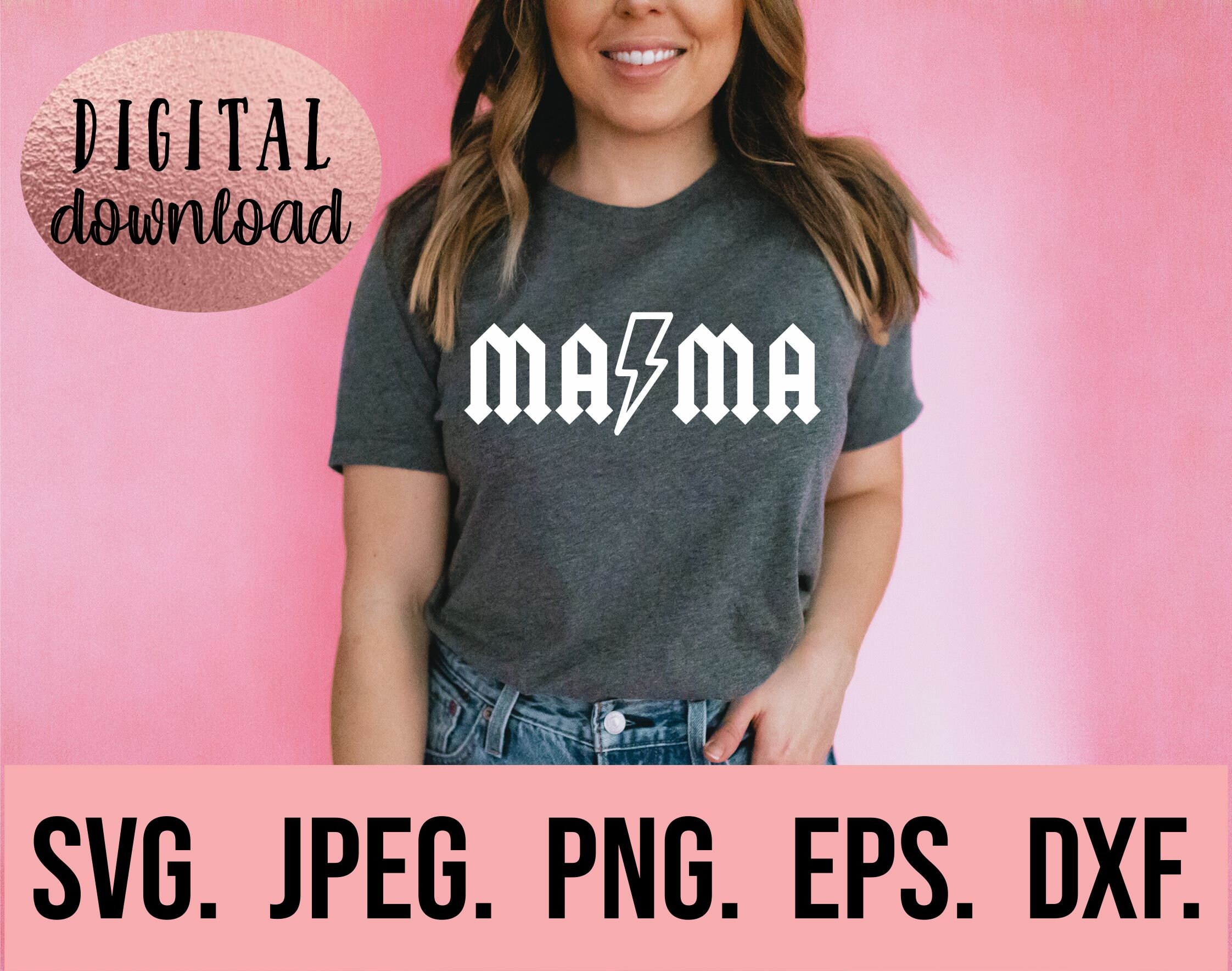 Mama SVG Digital Download Cricut Cut File Cool Mom SVG - Etsy