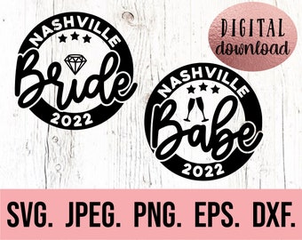 Nash Bash SVG Nashville Bachelorette Lets Get Nashty | Etsy